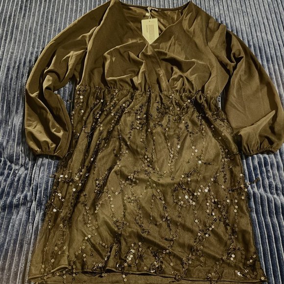 BloomChic | Dresses | Nwt Bloom Chic Black Sequin Dress Sz 82 | Poshmark